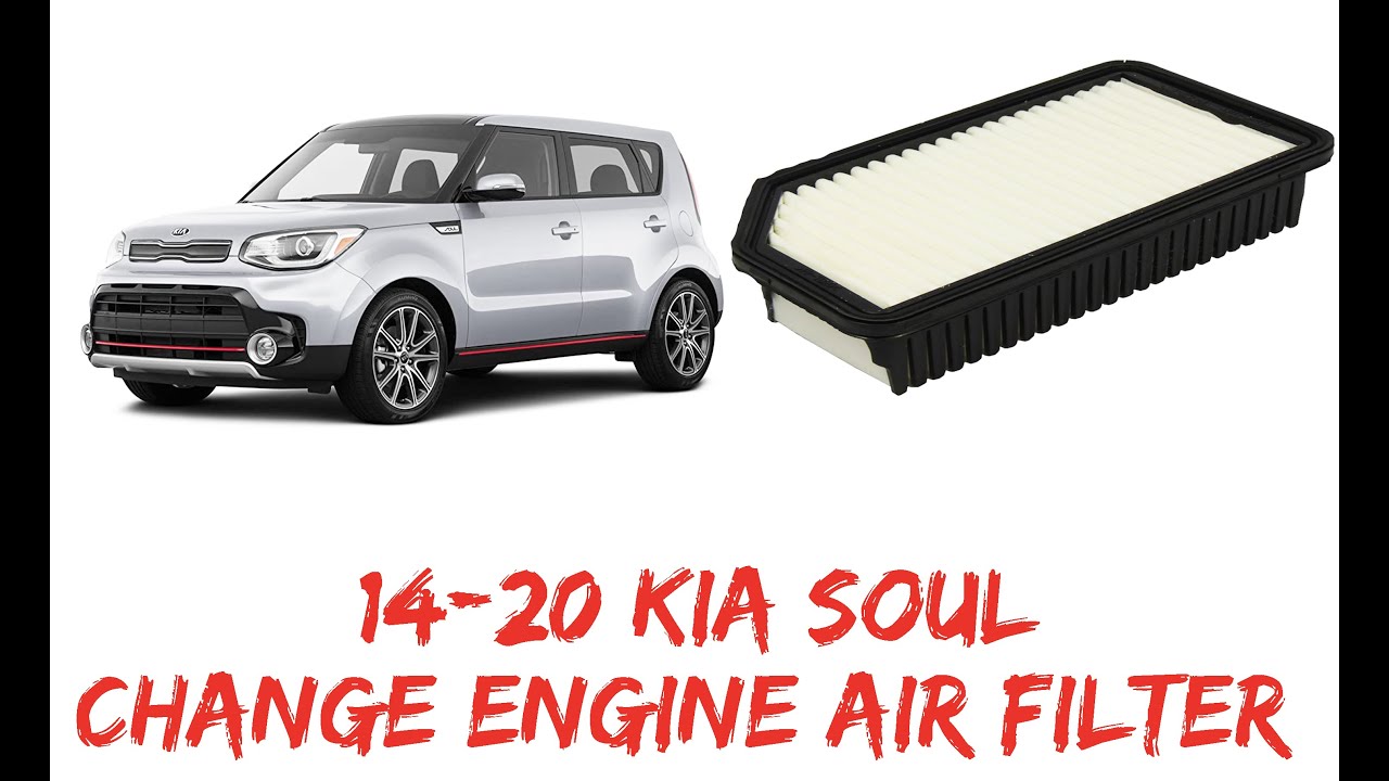 How To Change Engine Air Filter 12-19 Kia Soul - YouTube