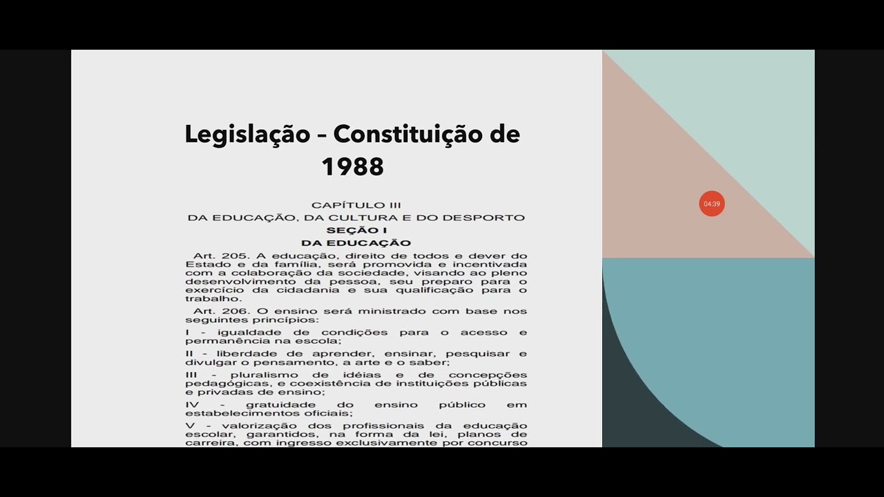Artigo 205 da constituição - Educação - YouTube