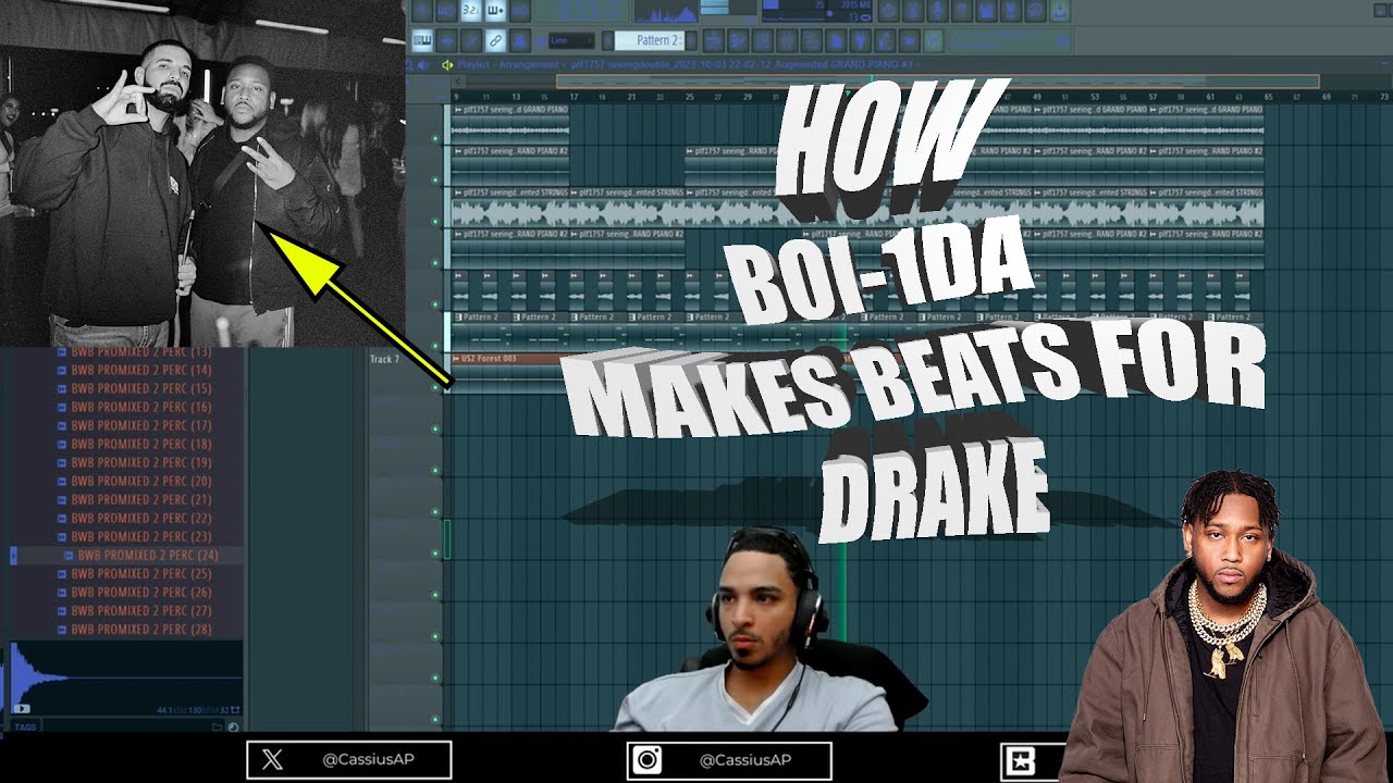 How BOI-1DA Makes Beats For DRAKE | FL Studio Cook Up - YouTube