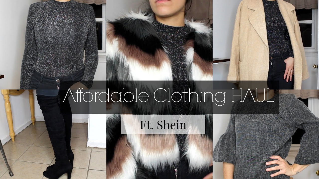 AFFORDABLE WINTER FASHION HAUL (Ft. Shein) - YouTube