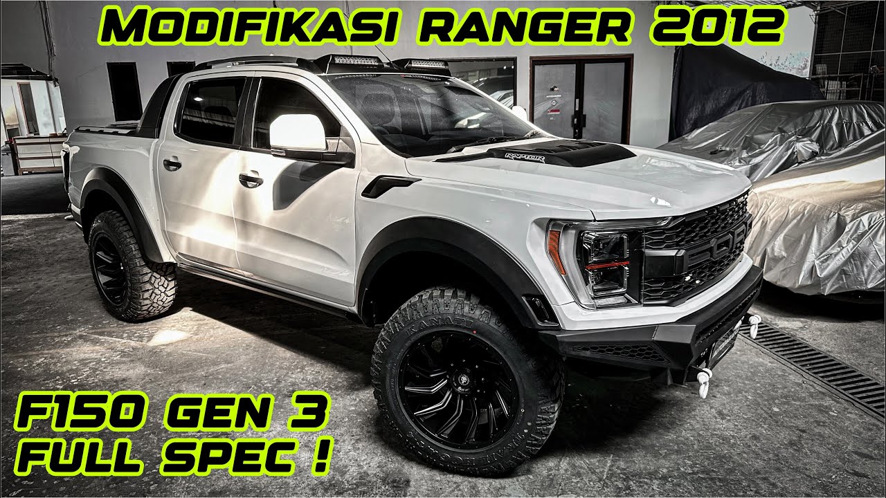 MODIFIKASI RANGER 2012 JADI F150 GEN 3 FULL SPEC, INTERIORNYA AJA 100JT ...