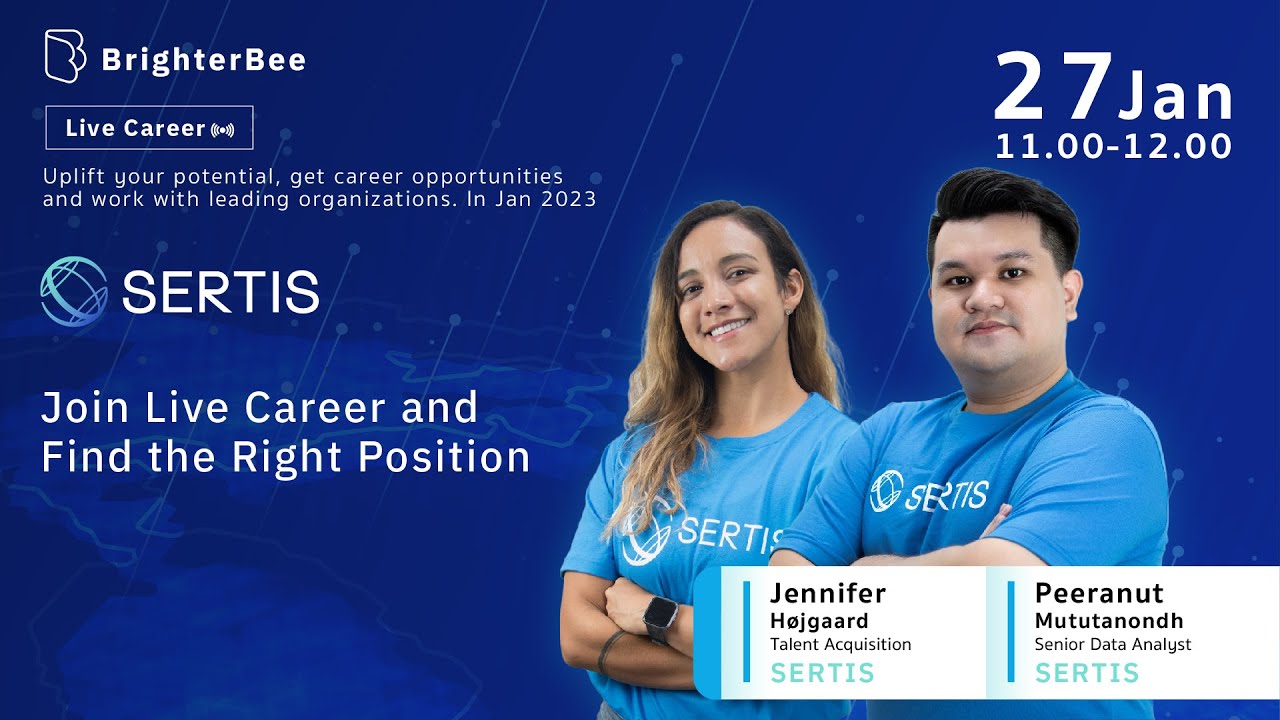 BrighterBee Live Career | Sertis Co., Ltd. - YouTube