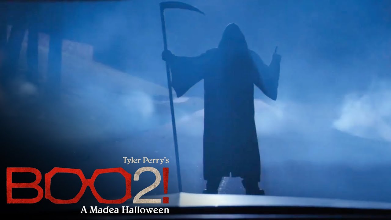 'Leah & Madea See the Grim Reaper' Scene | Boo 2! A Madea Halloween ...