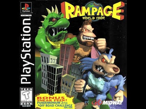 Rampage World Tour (1997) Playstation - YouTube