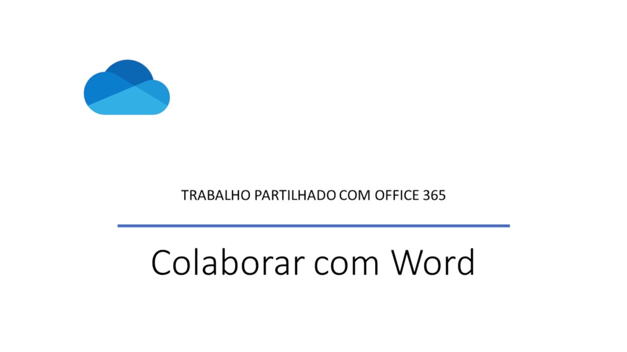 Usar o WORD_Trabalho Colaborativo_Curso breve - YouTube