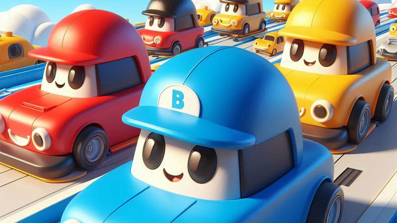 The little cars have started the race (30 MIN) - Nursery Rhymes Kids ...