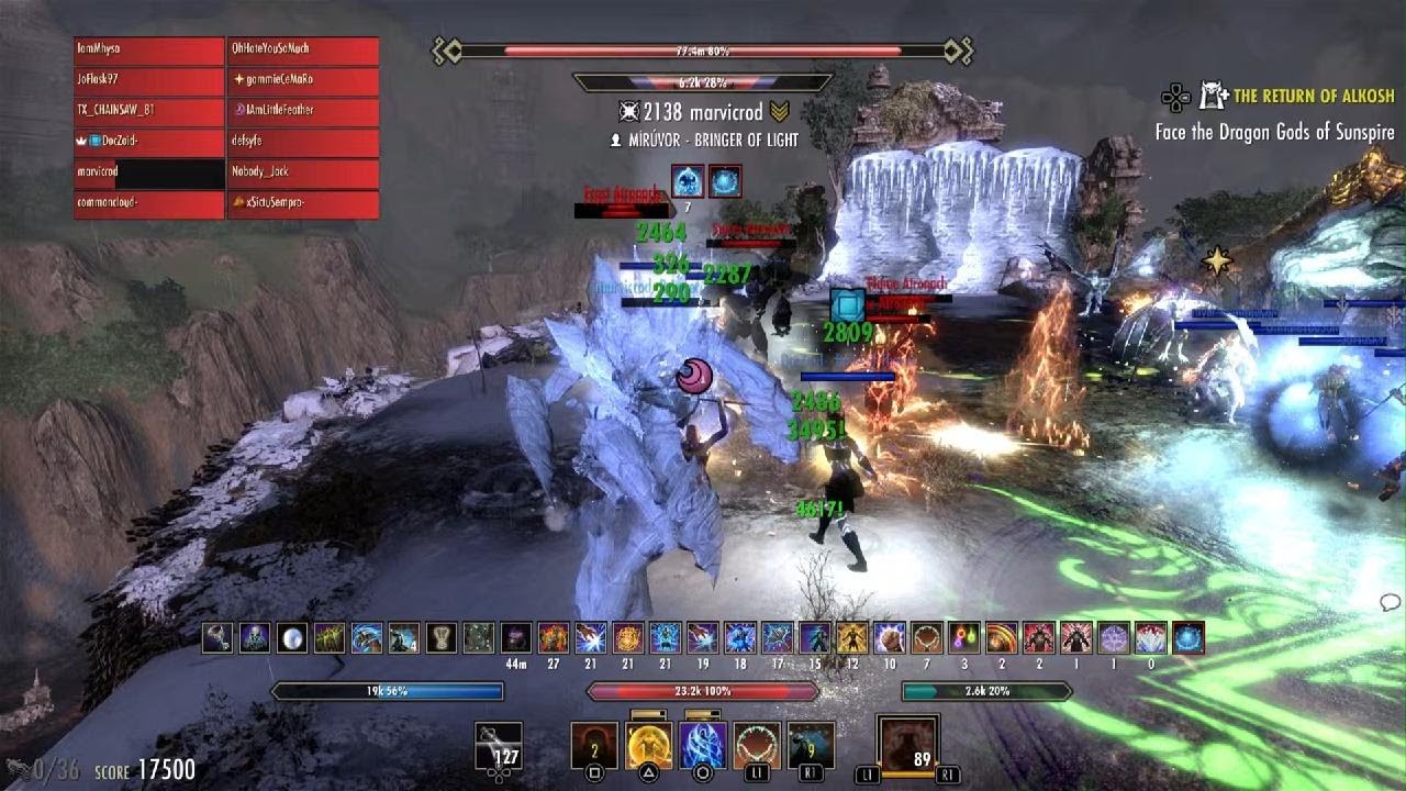 ESO VSS HM Ice Cage Healer (Necro) POV - YouTube