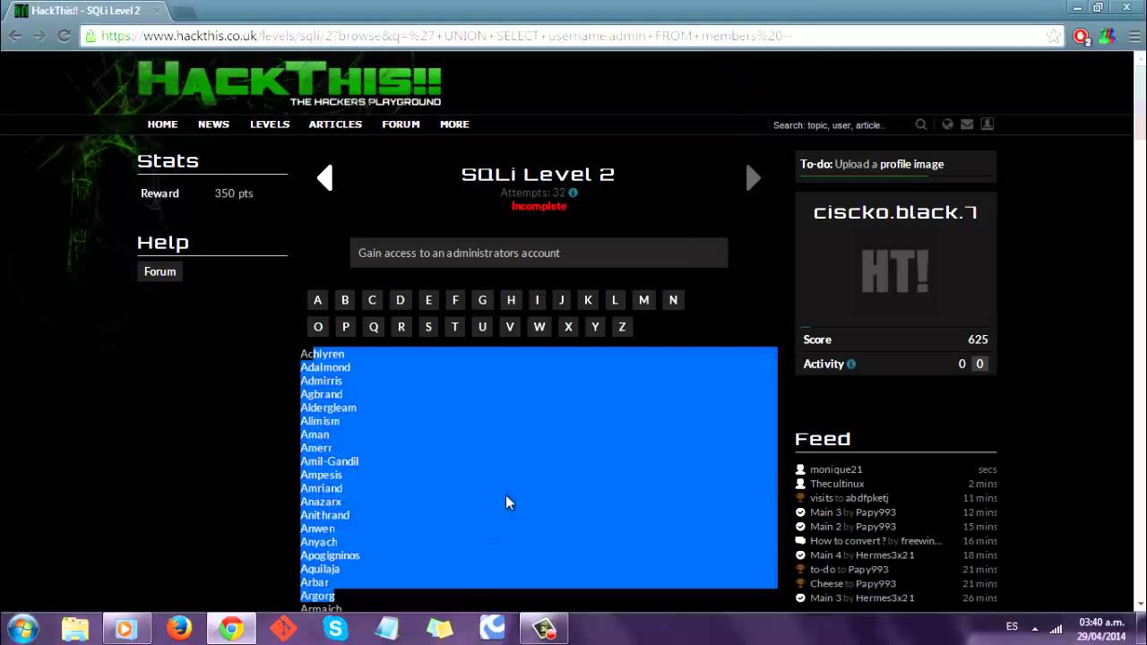 HackThis 12 - SQL Injection (Nivel 2) - YouTube