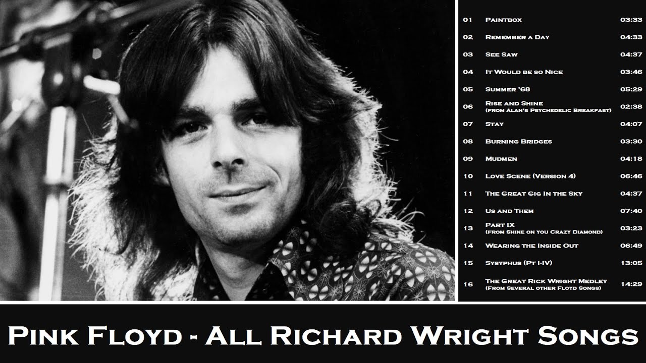 Pink Floyd - All Richard Wright Songs - YouTube