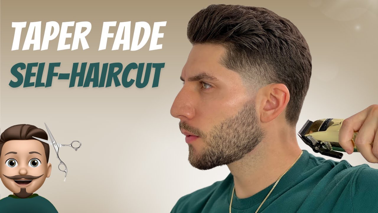 Mid Taper Fade Self-Haircut Tutorial | How To Cut Your Own Hair - YouTube