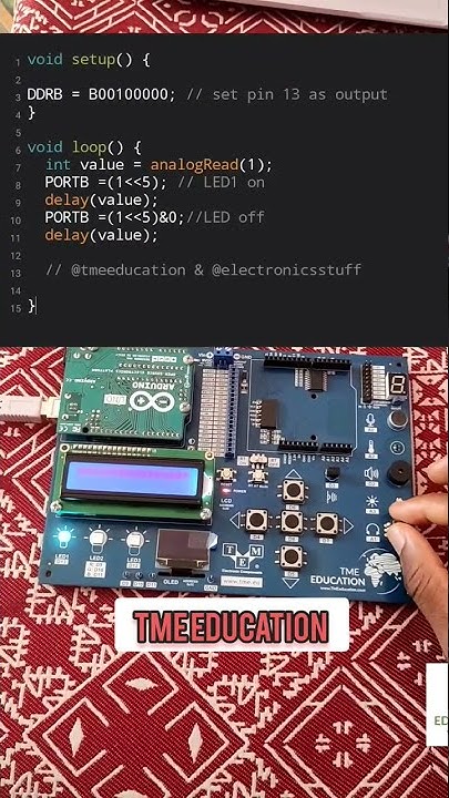 Améliorez vos compétences en programmation Arduino - Utilisation des registres atmega328P - YouTube