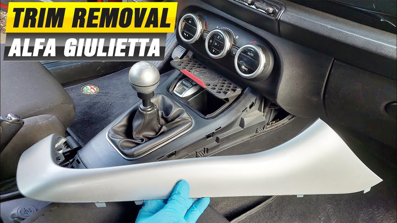 ALFA GIULIETTA: INTERIOR TRIM REMOVAL GUIDE - YouTube
