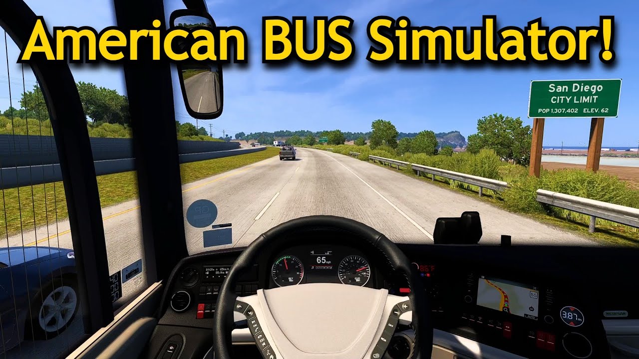 American Bus Simulator | Los Angeles to Yuma | Passenger Coach ATS Mod ...