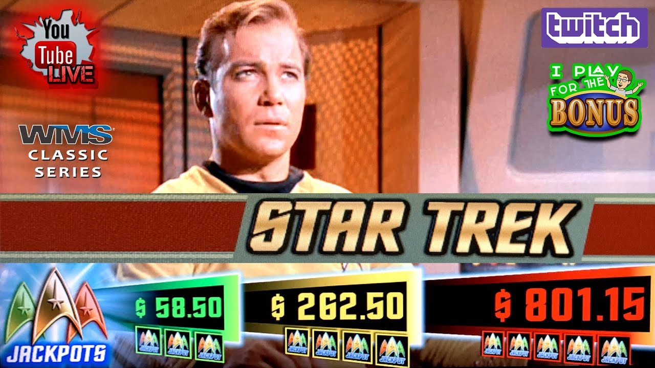 🔴 STAR TREK WMS SLOT MACHINE ★ LIVE REVIEW & PLAY ★ THE SLOT MUSEUM ...