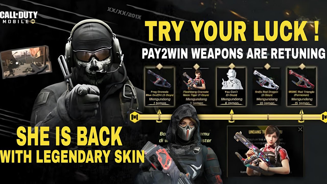 *NEW* Season 4 "PAY2WIN" Weapons With Digital Ironsights + New Legendary Character Codm Leaks ...
