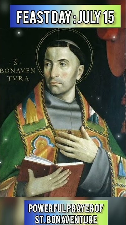 ST. BONAVENTURE Powerful Prayer || Feast Day : July 15 - YouTube