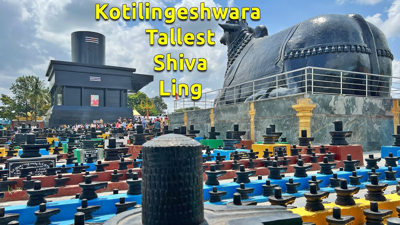 Kotilingeshwara Temple with 90 lakhs shiva linga Kammasandra Village ...