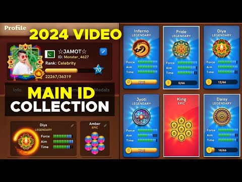 Carrom Pool - Main ID Collection 2024 - Part 4 - Jamot Gaming - YouTube