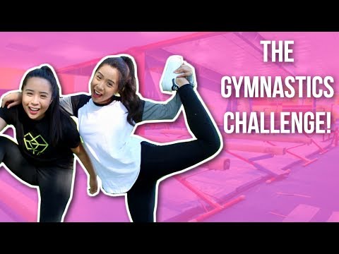 GYMNASTICS CHALLENGE! | Caleon Twins