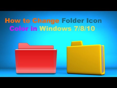 How to Change Folder Icon Color in Windows 7,8, 10 using Folder ICO 5.1 ...