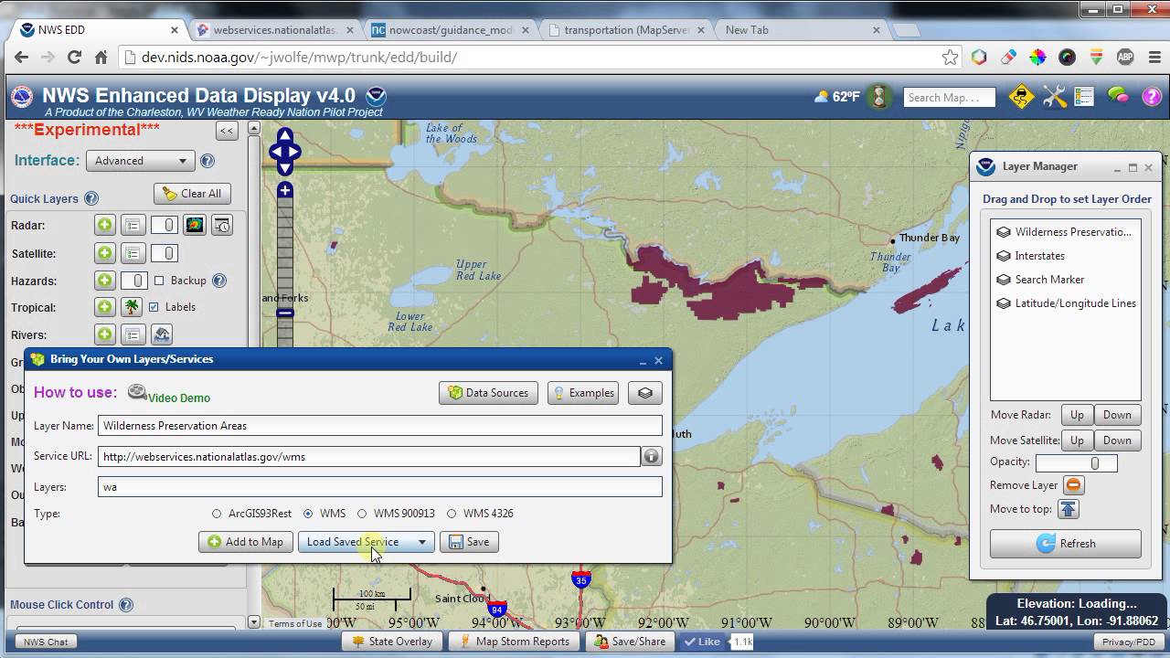NWS Enhanced Data Display (EDD) - Bring Your Own Data - YouTube