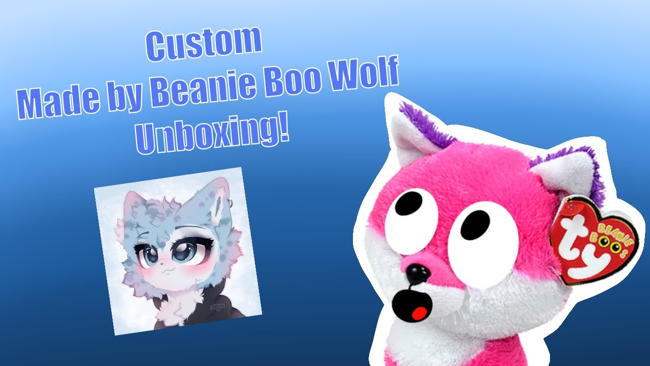 BEANIE BOO CUSTOM MADE BY BEANIE BOO WOLF UNBOXING! - Beanie Boos - YouTube