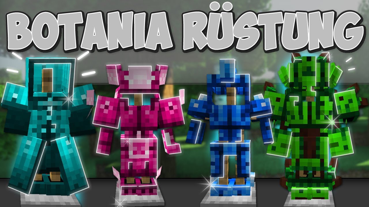 Botania armor: Alle Rüstungen erklärt #minecraft Tutorial / German ...
