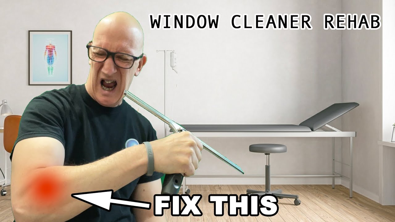 Fix Elbow Pain - Common Window Cleaner Injury - YouTube