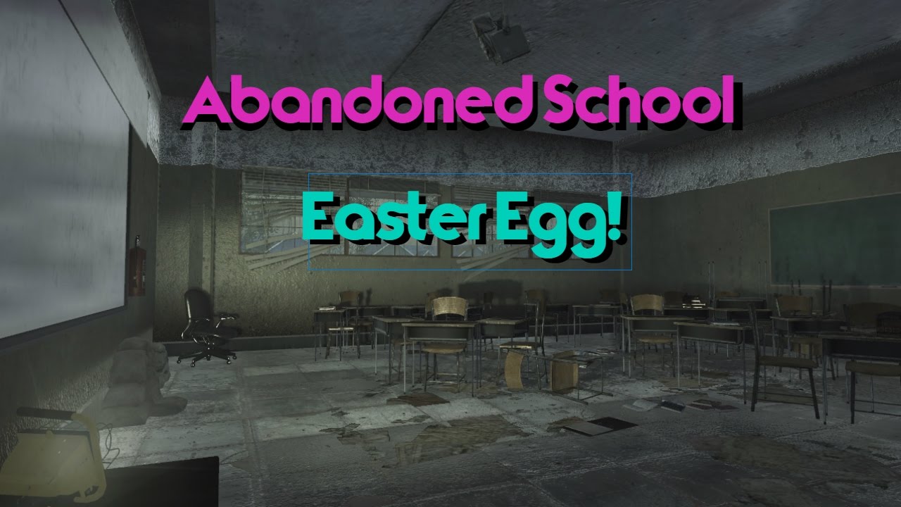 Abandoned School With Ice Grenade! // World At War Custom Zombies Map ...