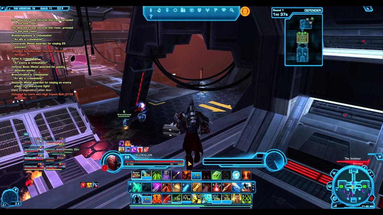 Swtor AP Powertech PVP Gameplay - YouTube