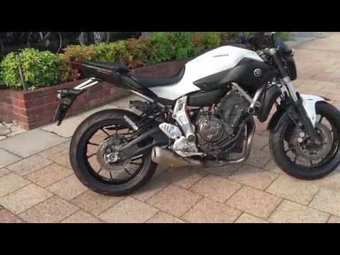 Yamaha MT-07 ABS 2014 Pearl White -For Sale at Apexmoto Inc - YouTube