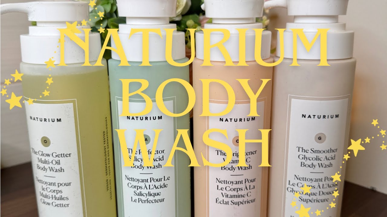 Naturium body wash for a smooth and glowing skin - YouTube