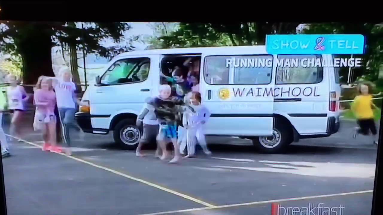 Breakfast Show & Tell: Running Man Challenge - YouTube