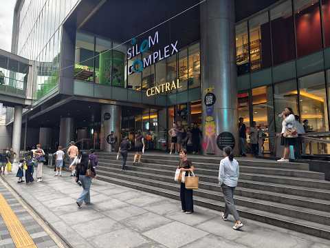 [4K] Experience Silom Complex featuring dining shopping and everyday life in central Bangkok