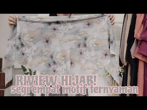 HIJAB SEGIEMPAT MOTIF ANTI KUSUT #viral#tutorialhijab #azalea # ...