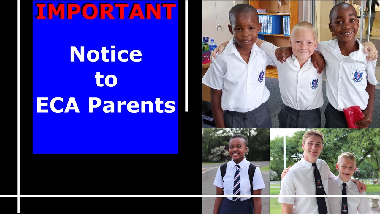 Lock-down Update for ECA Parents - YouTube