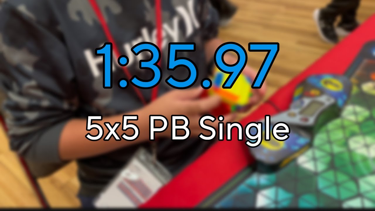 5x5 1:35.97 PB Single DFW Megacomp 2024 - YouTube