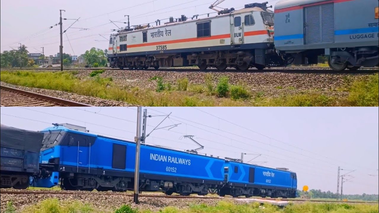 WAG12b Express Train & Mumbai Mail Express Train ! - YouTube