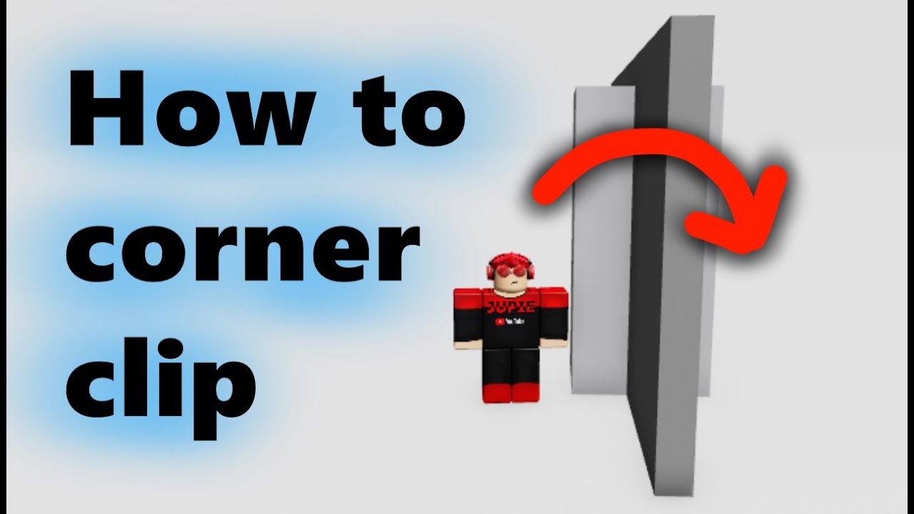How to corner clip in roblox - YouTube