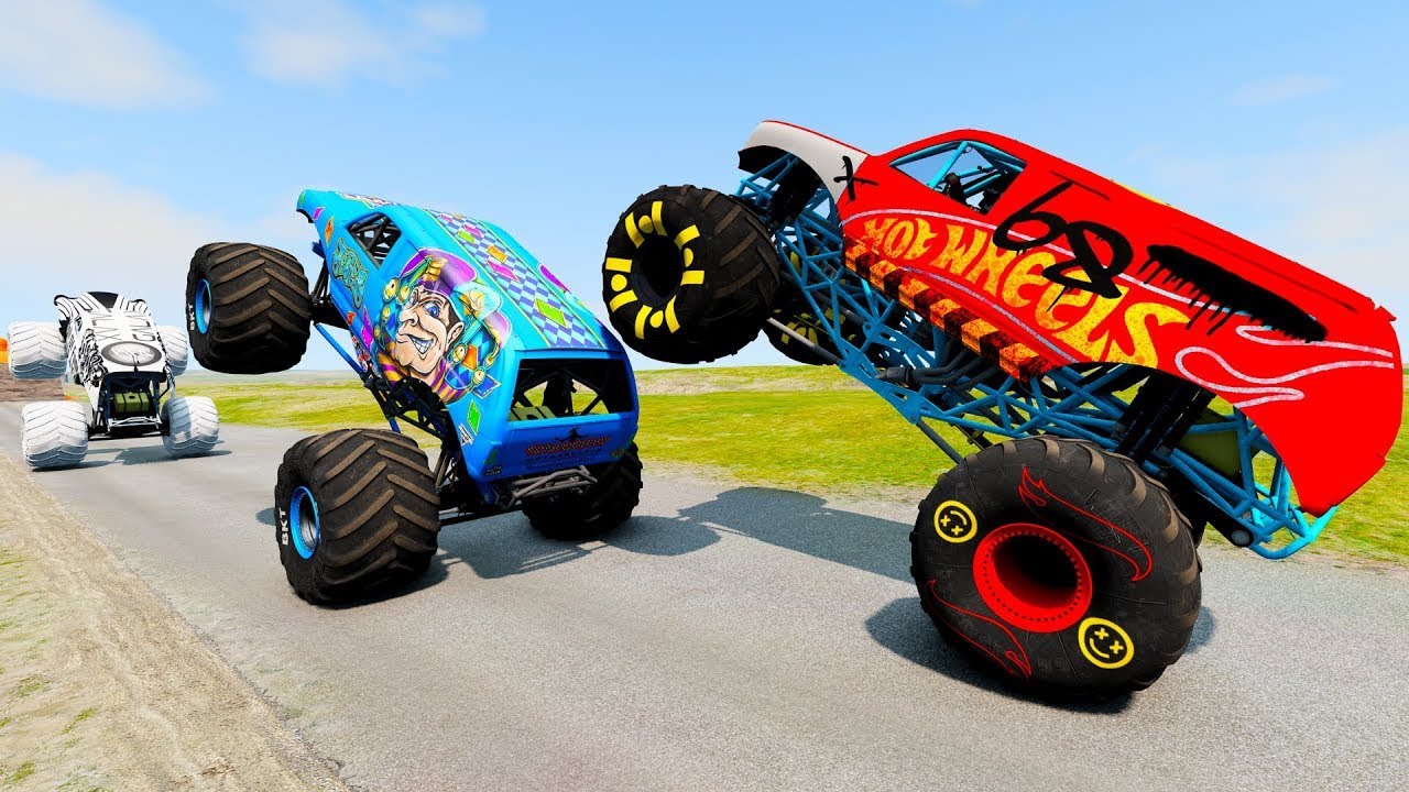 New El Toro Loco Hot Wheels Destruction Freestyle Jumps and Crashes ...