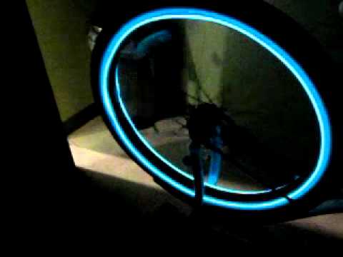 Tron Wheel test spin - YouTube