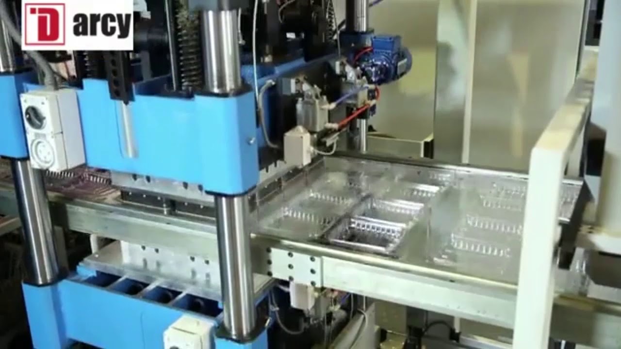 Multi Station Thermoforming Machine - YouTube