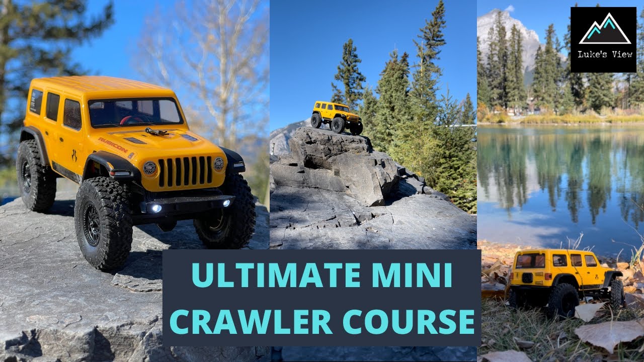 UlTIMATE Mini Outdoor CRAWLER Course!! Axial Scx 24! - YouTube