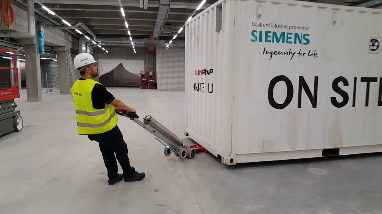 Перемещение больших грузов с использование тягача «PowerAttack» - YouTube