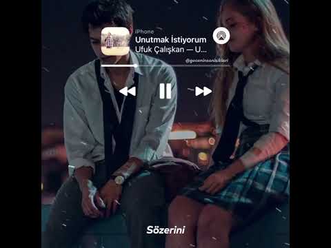 Unutmak istiyorum şarkısı.