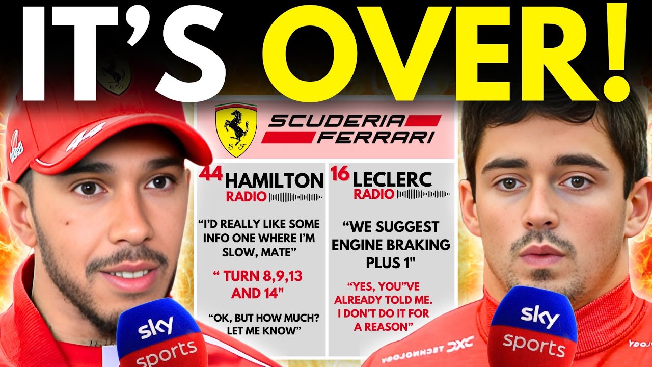 INSANE NEWS For Ferrari JUST RELEASED! Hamilton & Leclerc RADIO ...
