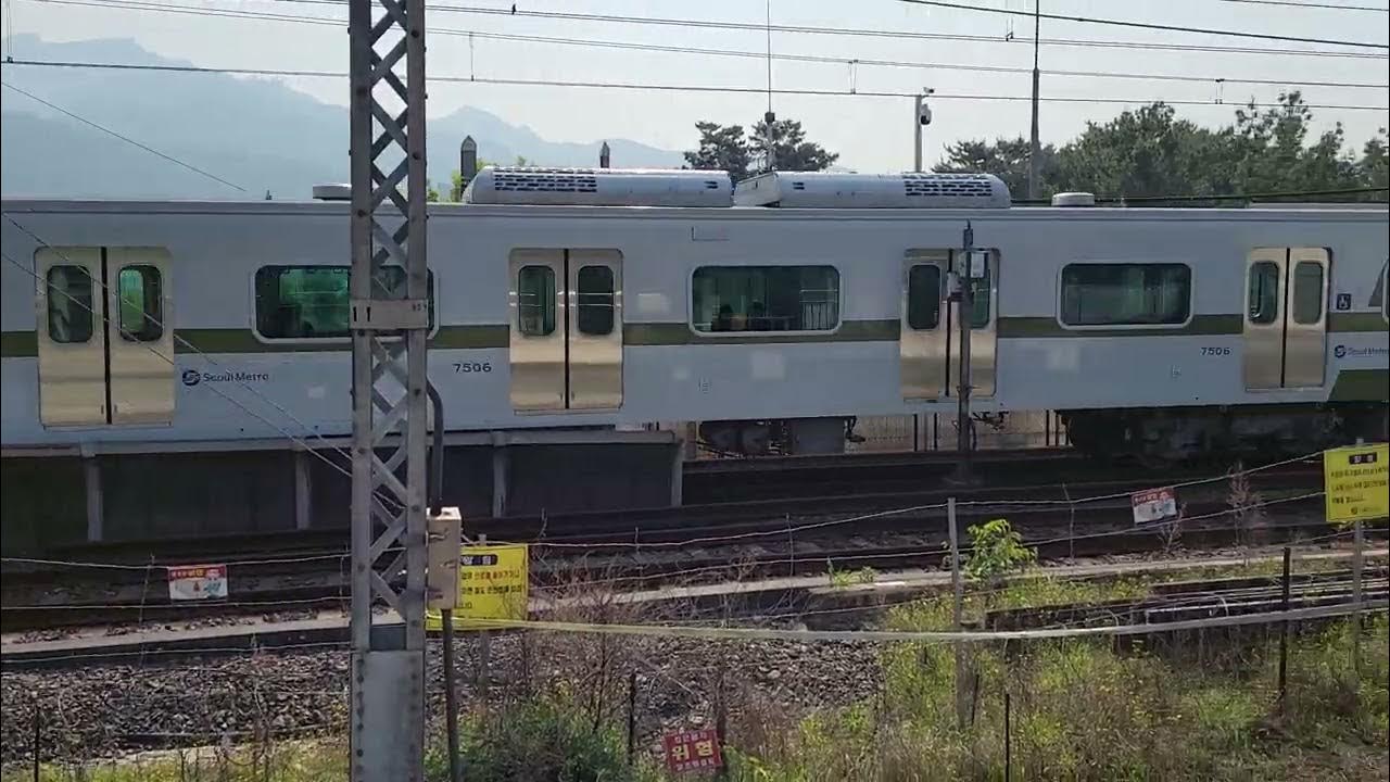 서울교통공사7호선5차분우진산전밥통열차W706편성석남발장암행 - YouTube