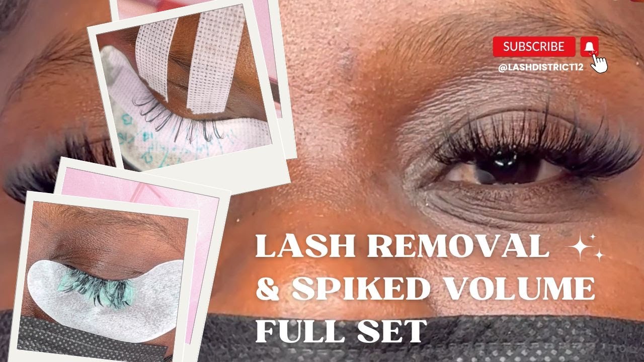 Unveiling the Secrets of Lash Removal and Spiked Volume Set - YouTube