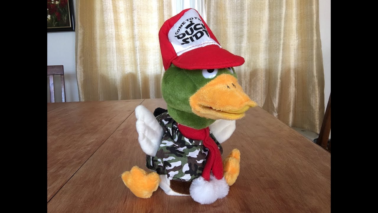 Animatronic Redneck Duck Without Fur - YouTube