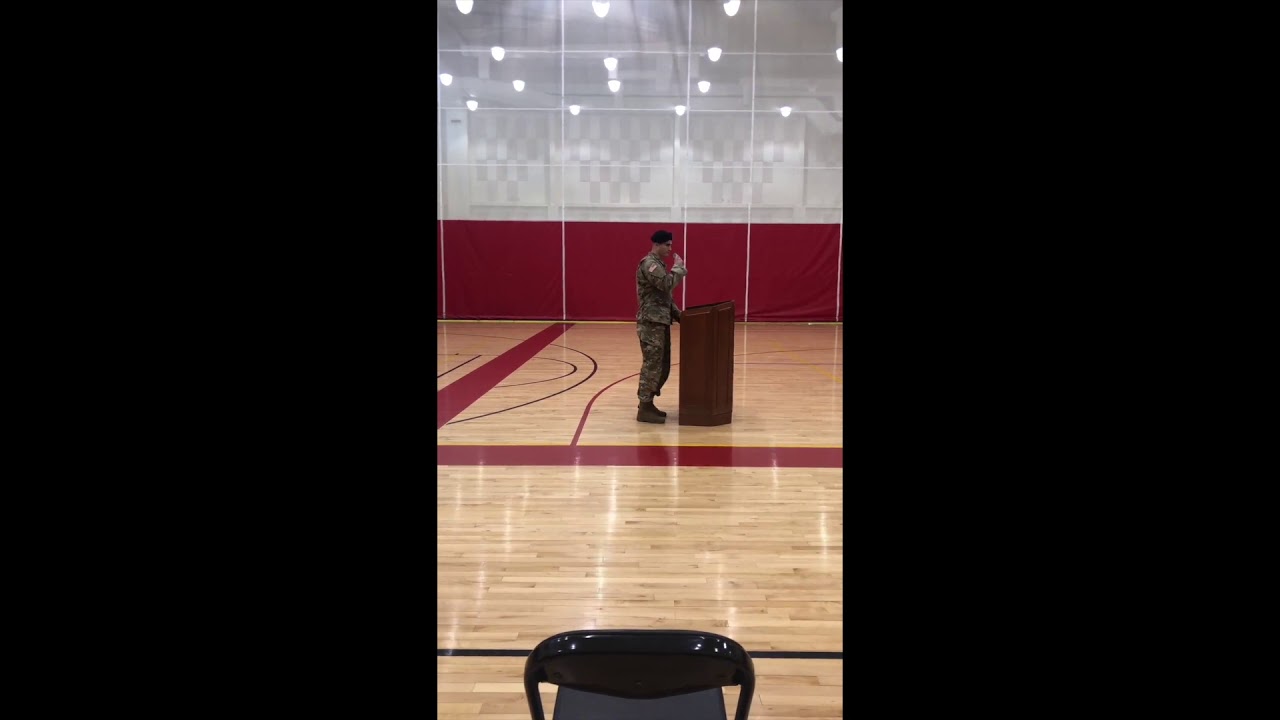 718th OD CO (EOD) Change of Command - YouTube
